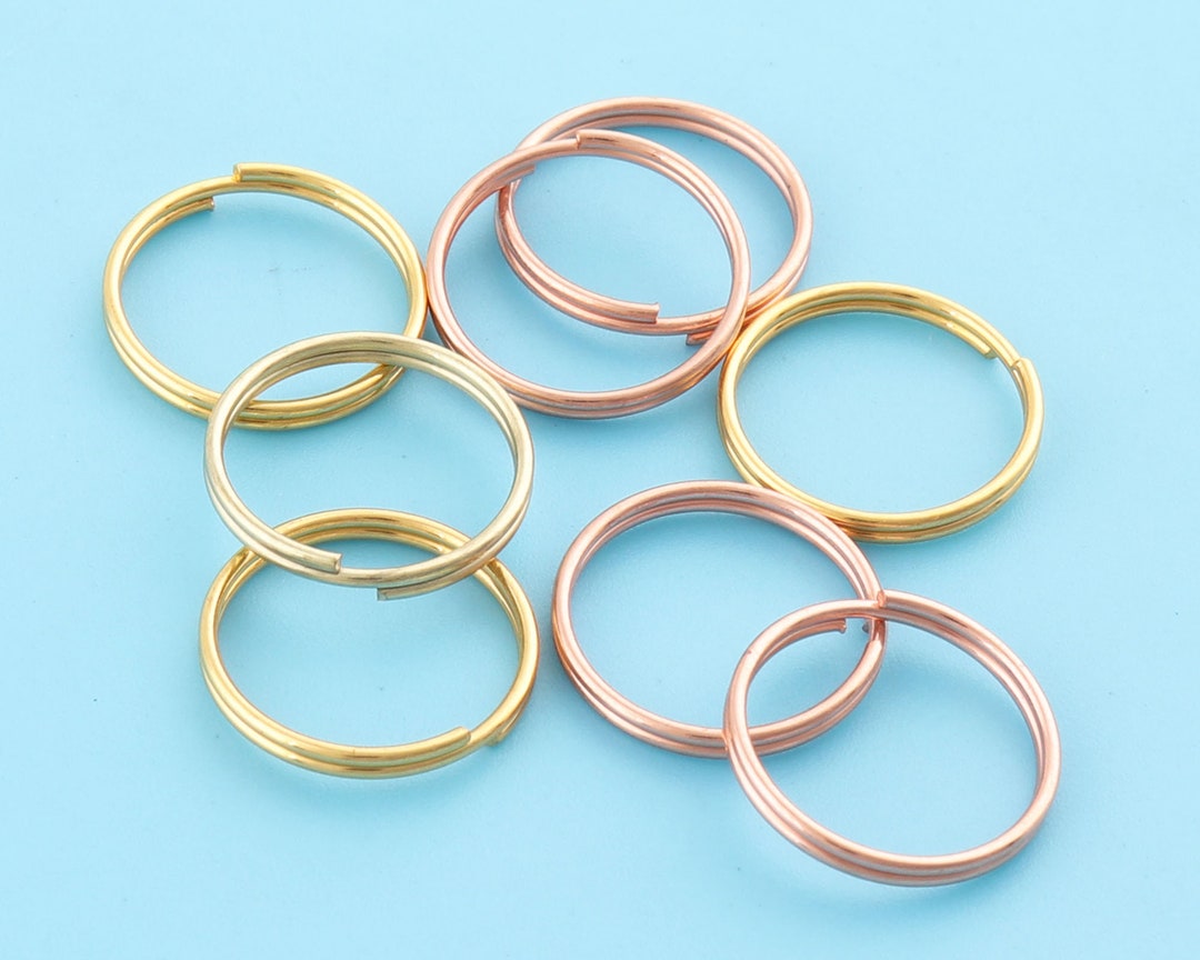 Key Split Rings Key Ring,double Split Jump Rings,key Chain Connector ...