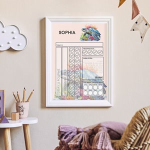 Editable Kids Chore Chart Kids Daily Routine Printable Kids Chore Chart ...