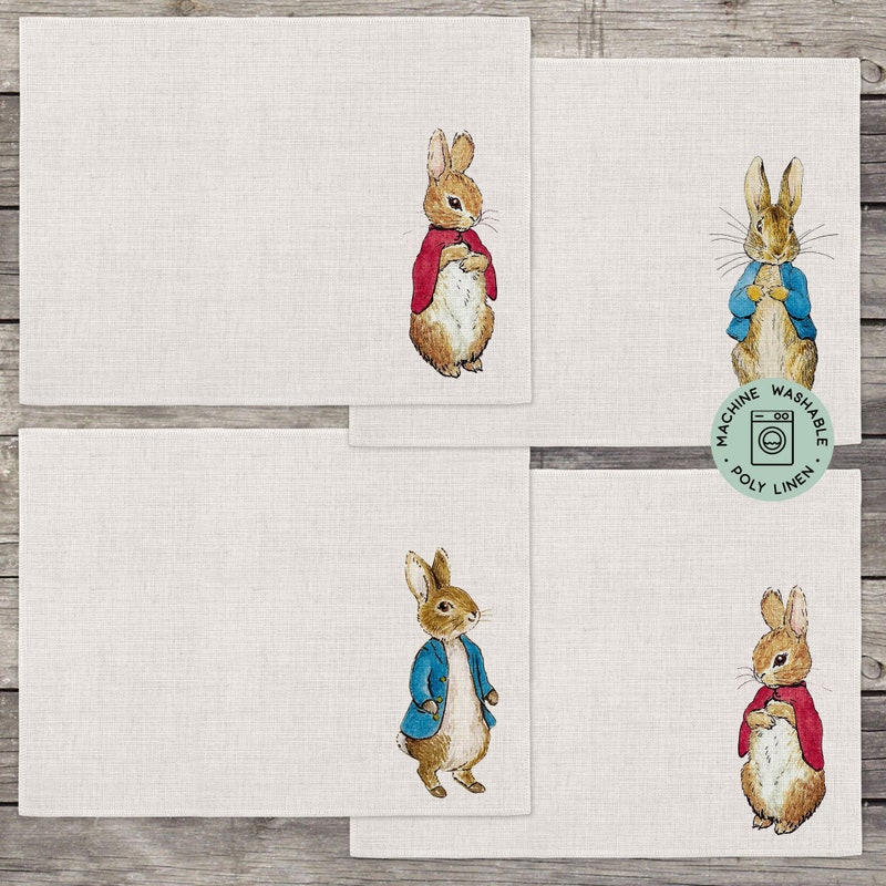 Place Mats Rabbits - Etsy