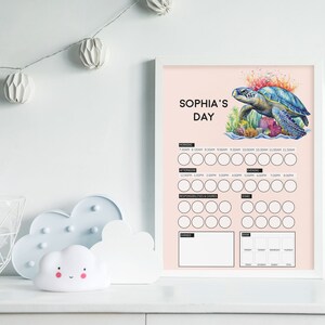 Editable Kids Chore Chart Kids Daily Routine Printable Kids Chore Chart ...