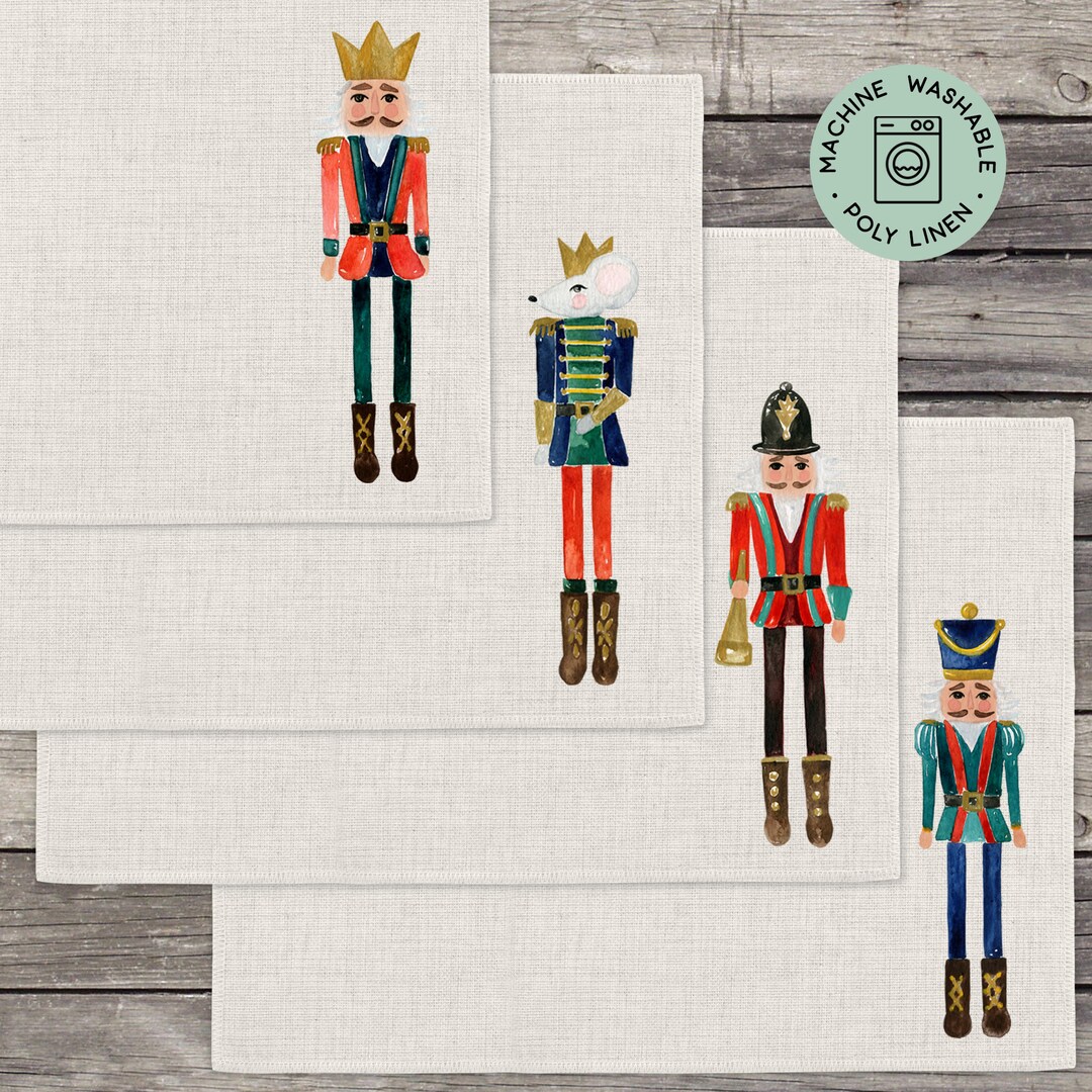 Holiday Nutcracker Christmas Placemat Winter Placemat Christmas ...