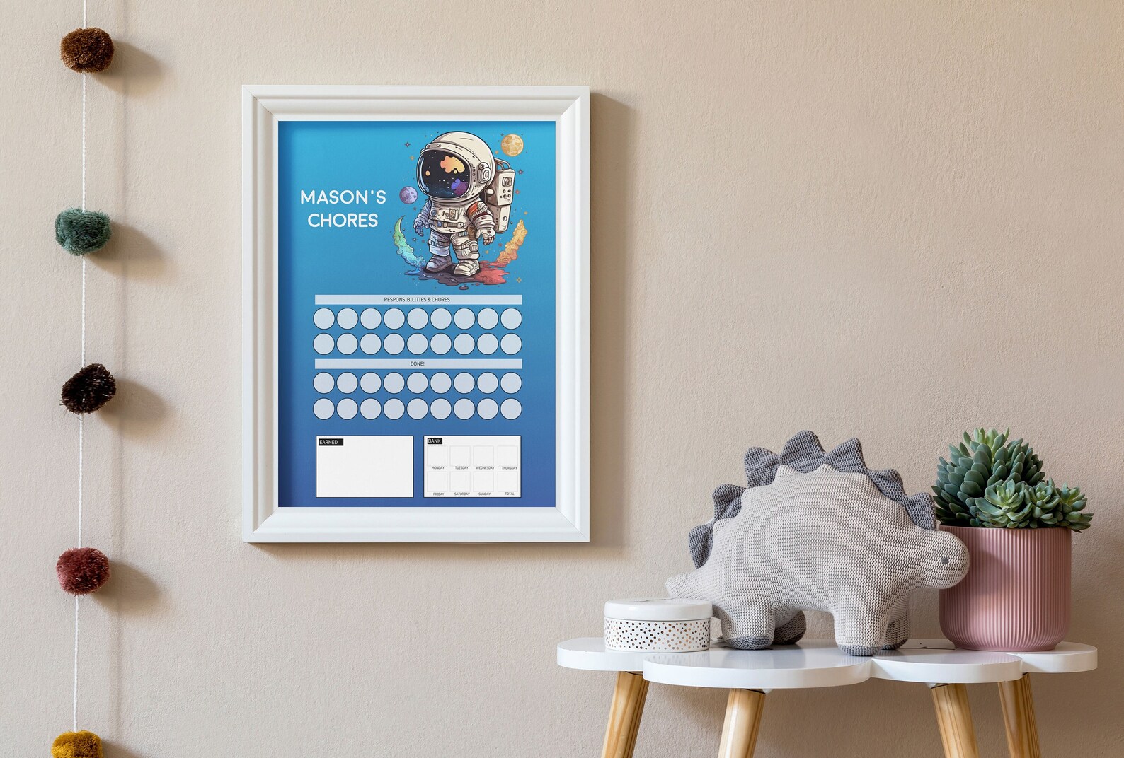 Editable Kids Chore Chart Kids Daily Routine Printable Kids Chore Chart ...