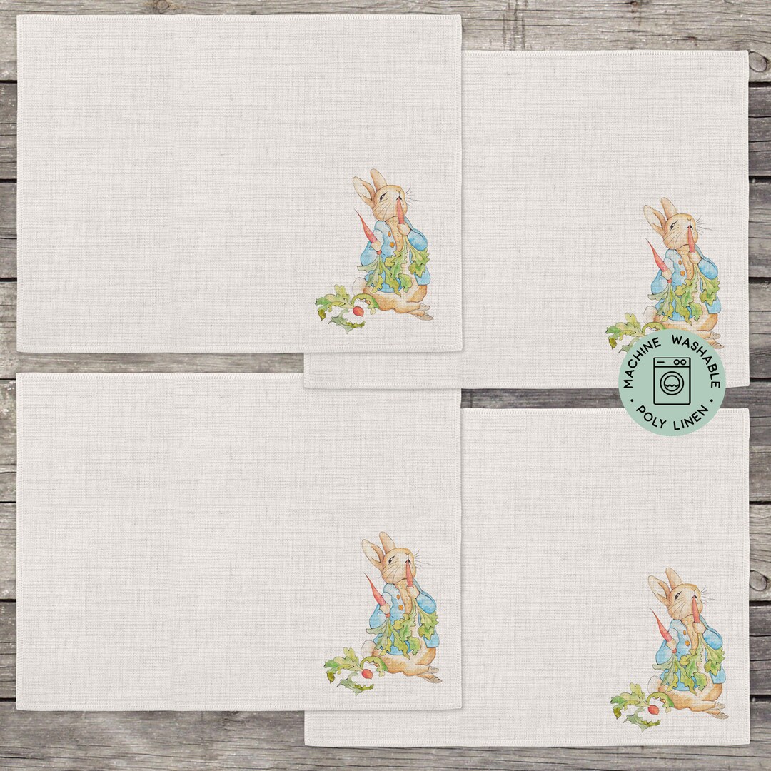 Peter Rabbit Placemat Easter Placemats Spring Decor Farmhouse Spring ...