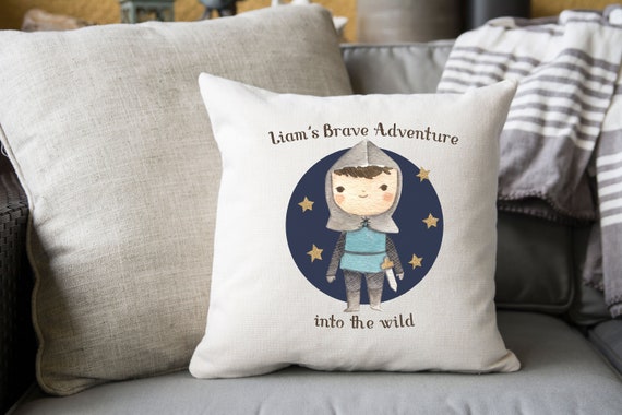 Personalized Kids Pillow Custom Name Pillow Adventure Pillow | Etsy