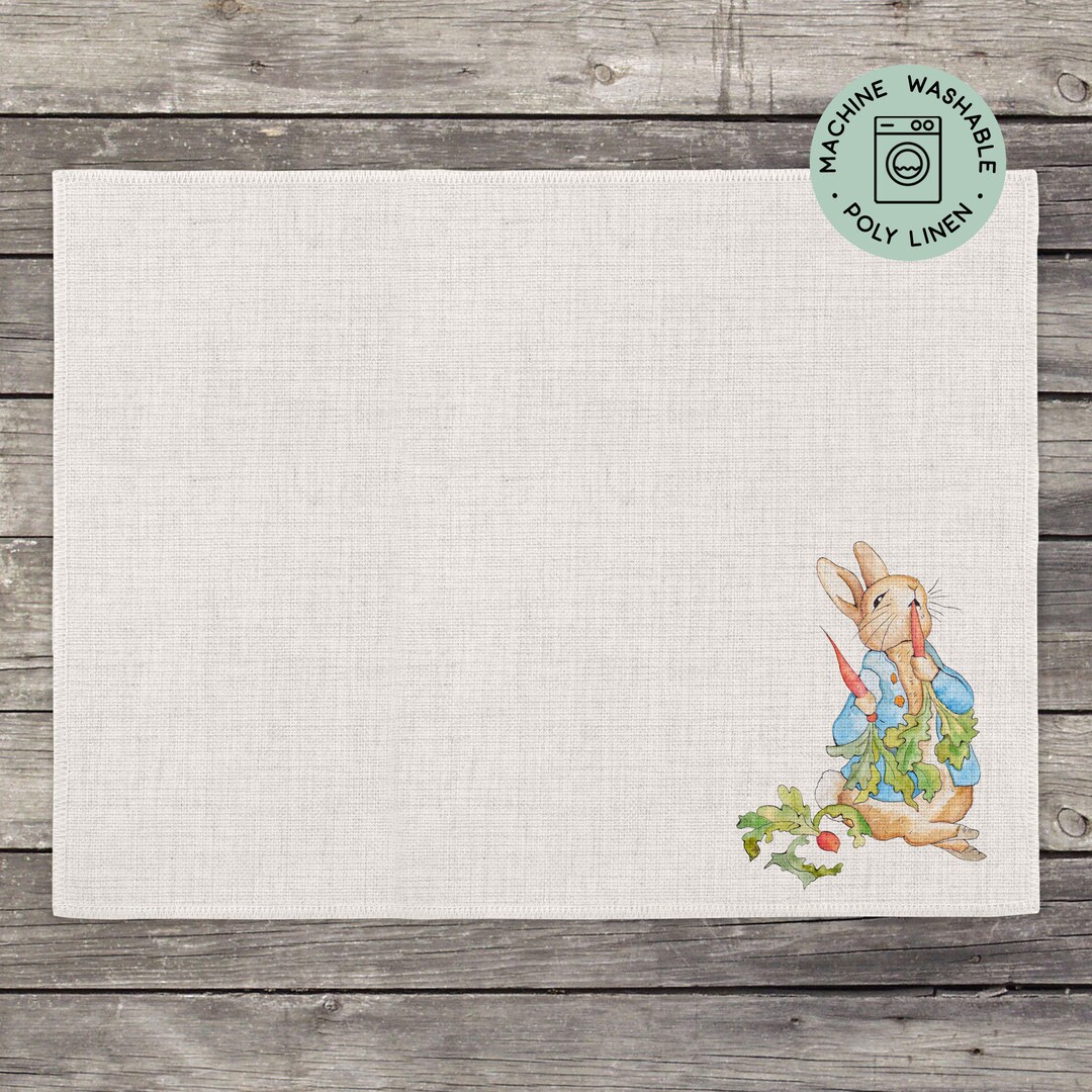 Peter Rabbit Placemat Easter Placemats Spring Decor Farmhouse Spring ...