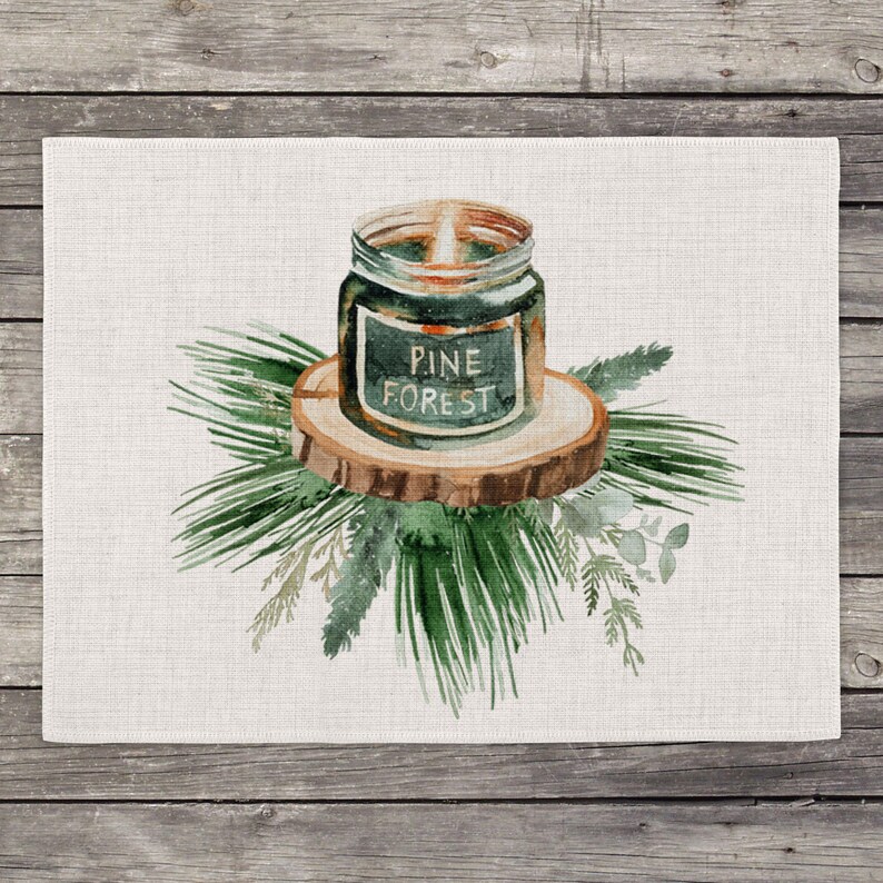 Holiday Placemat Winter Placemat Christmas Decor Winter Decor - Etsy