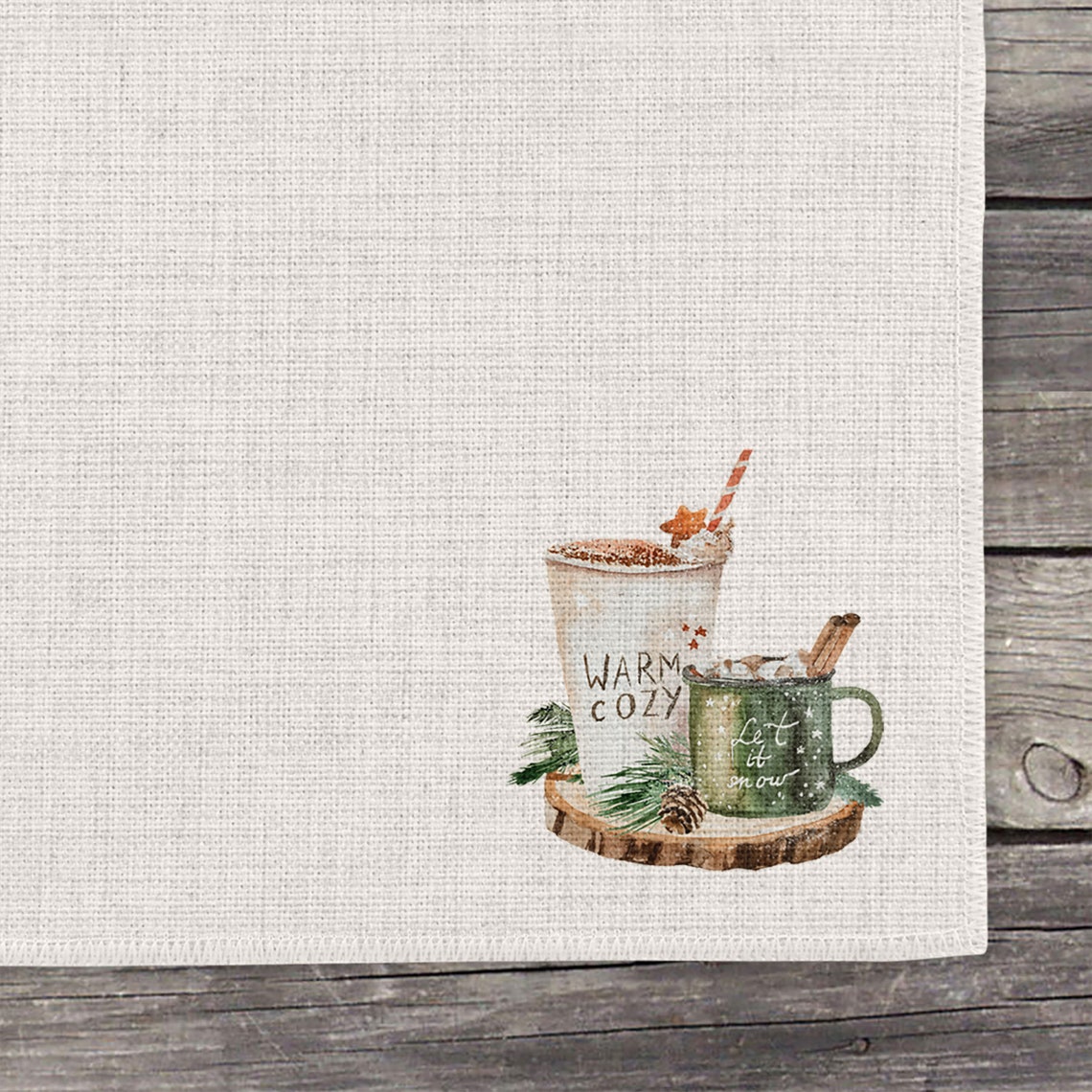 Holiday Placemat Winter Placemat Christmas Decor Winter Decor - Etsy