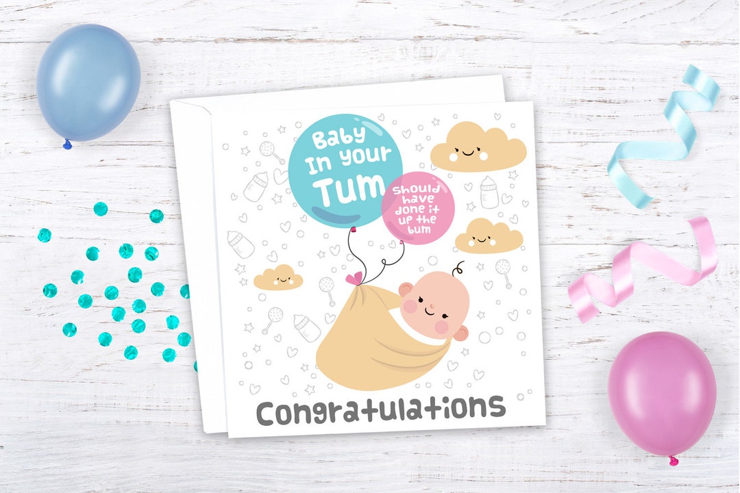 Very Funny and Rude Baby Pregnancy Baby Shower Gender - Etsy