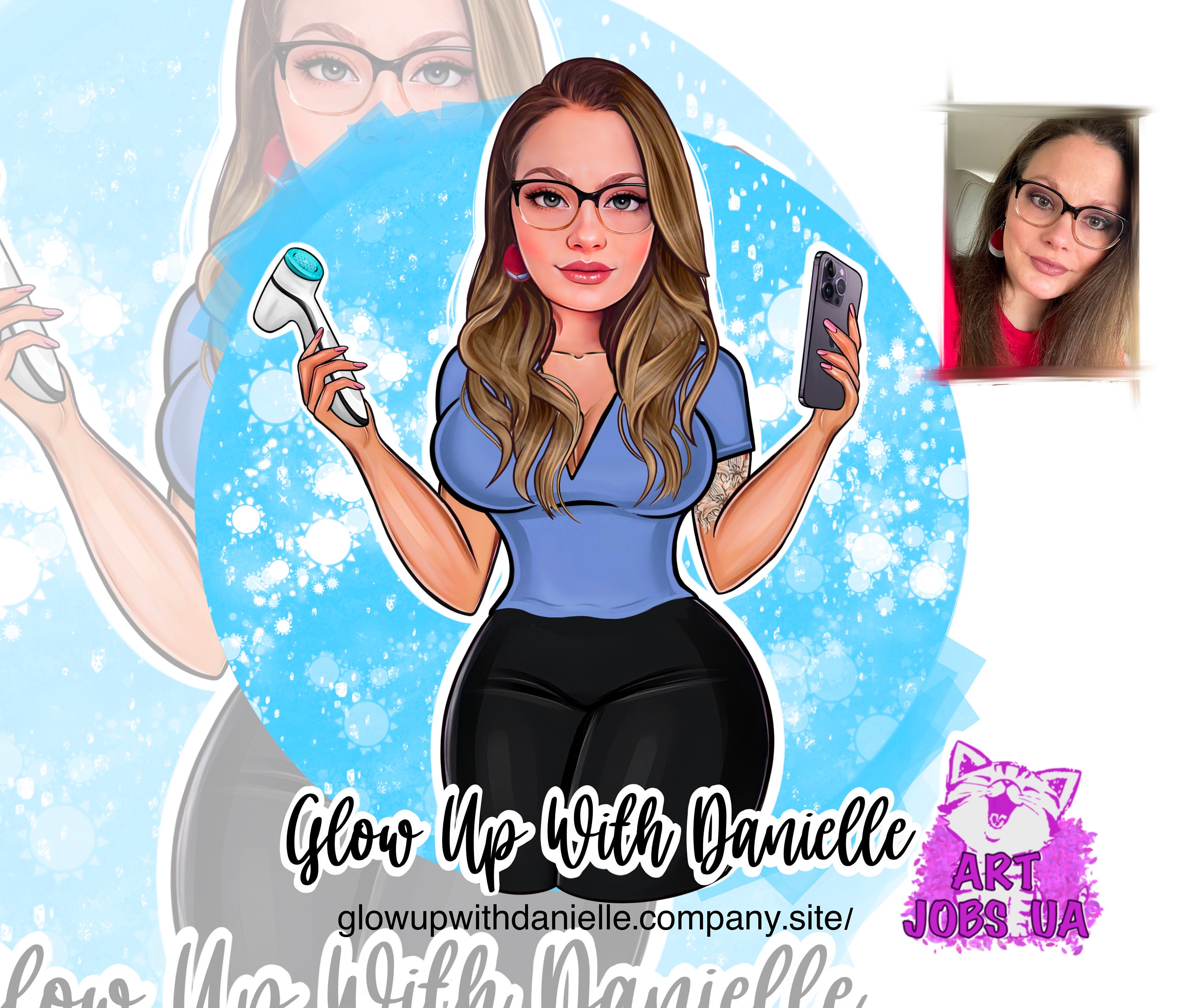 Hand Crafter Cartoon Logo Crafting Logo Business Logo - Etsy Australia