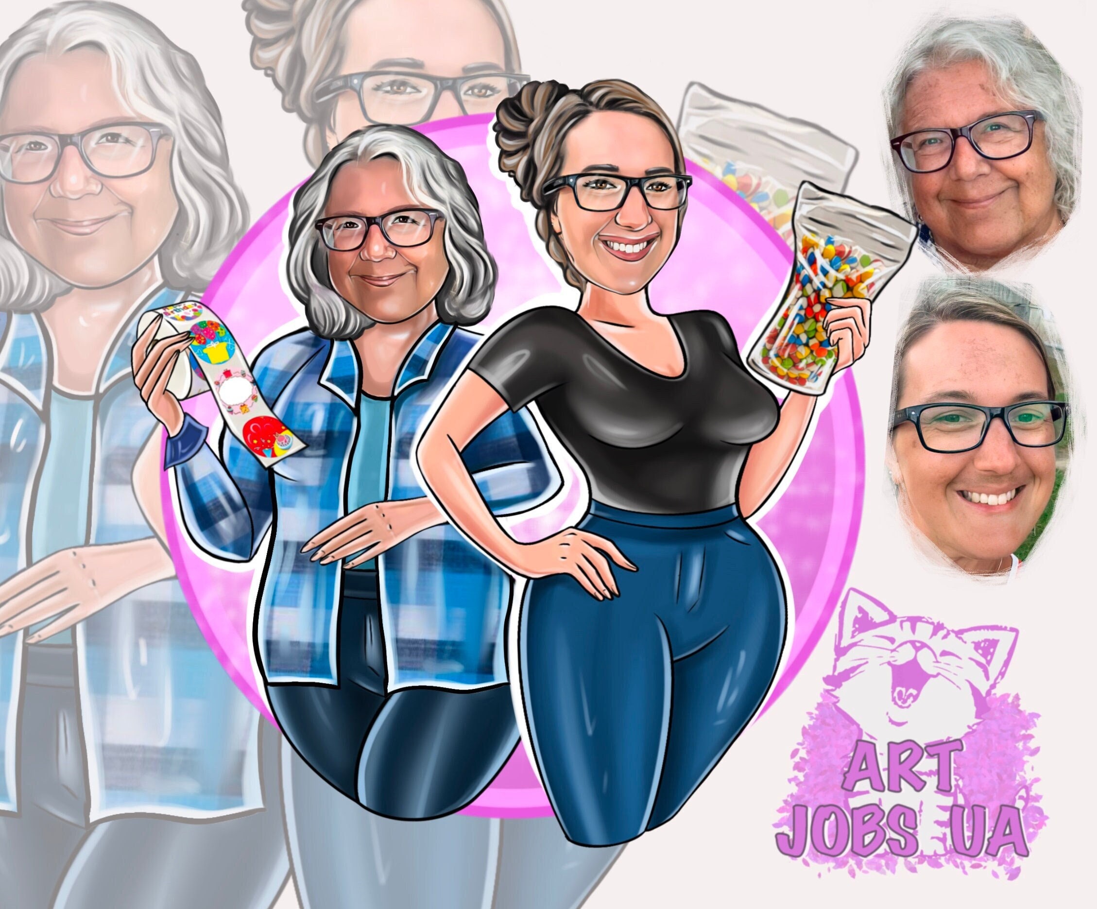 Custom Cartoon Logo Cartoon Logo for Business Cartoon - Etsy