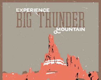 Big Thunder Mountain Poster - Etsy