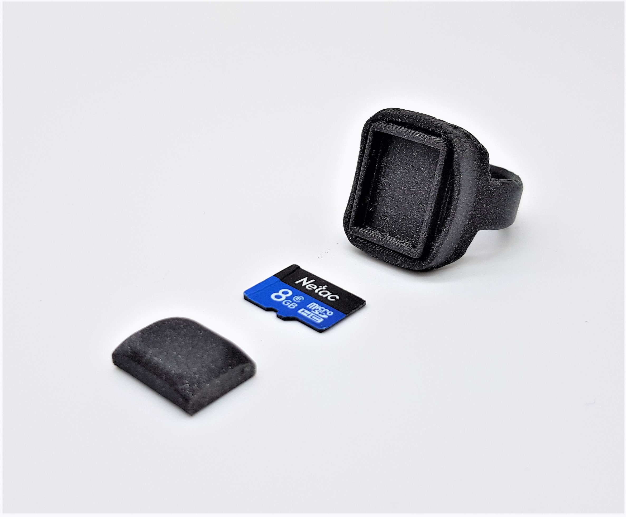 Micro SD Secret Storage Ring | Wearable Gadget for Mobile Digital Data ...