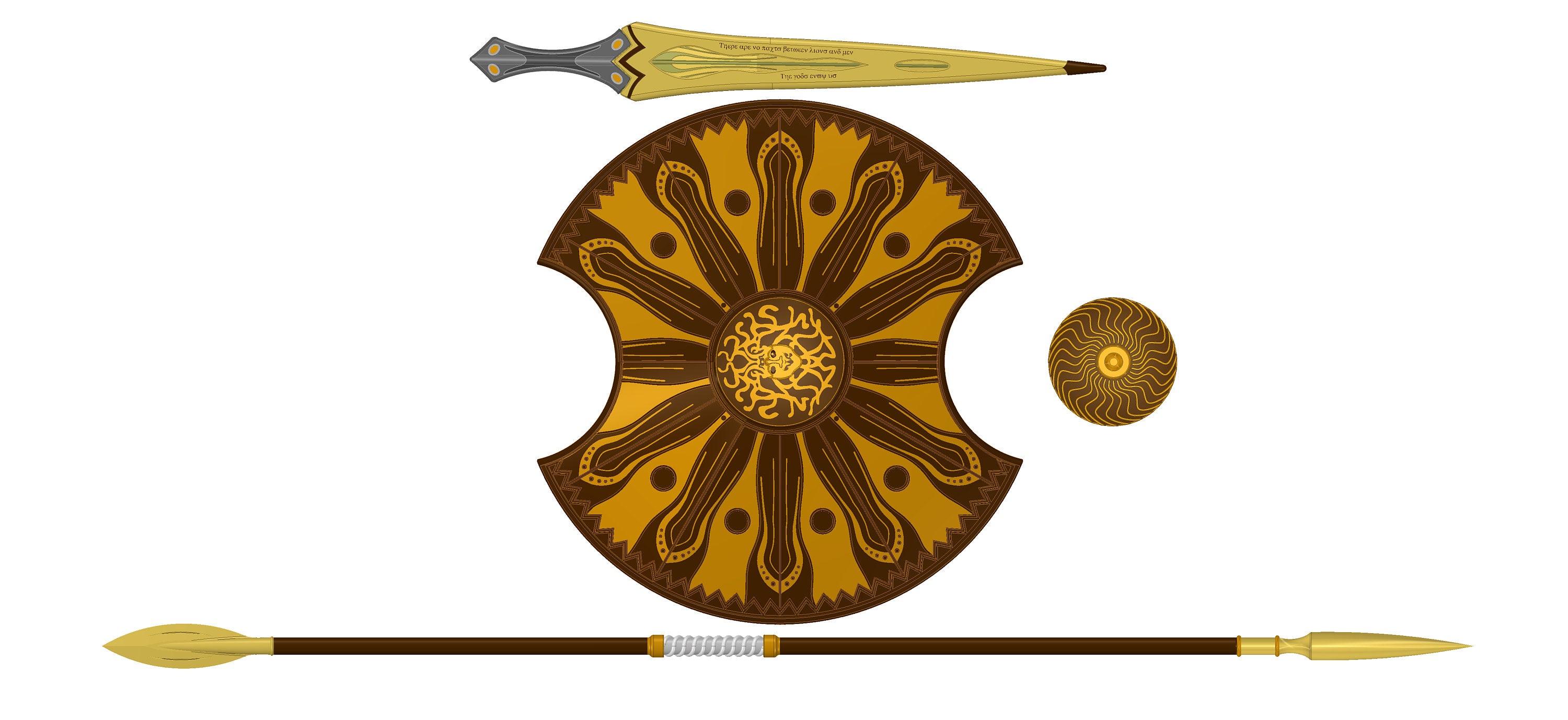 Achilles Spear Cosplay Prop. Troy Greek Spear Doru - Etsy UK