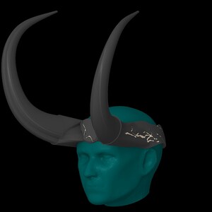 God of Stories Loki Horned Crown / Headdress | Loki TVA | Adjustable ...
