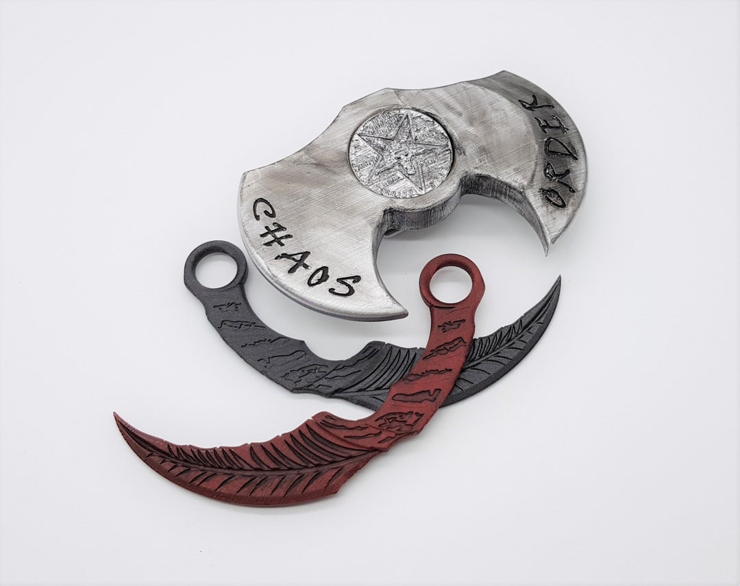 Lucifer Themed Wearable Belt Mounted Sheath & Morning Star Coin Netflix ...