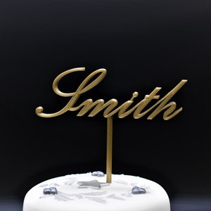 Bespoke Cake Topper Name Tags & Messages, for Birthdays, Weddings and ...