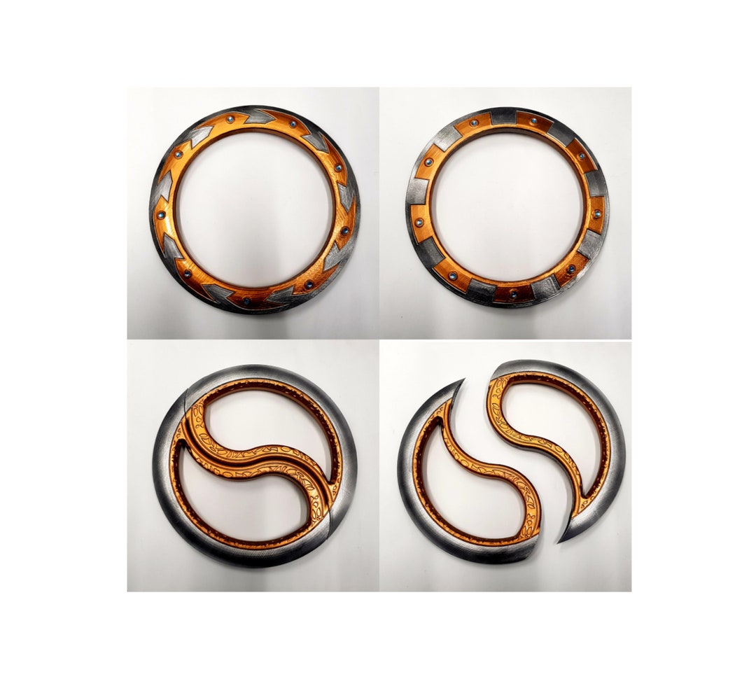 Xena Warrior Princess Chakrams | Dark, Light and Ying-yang Versions ...