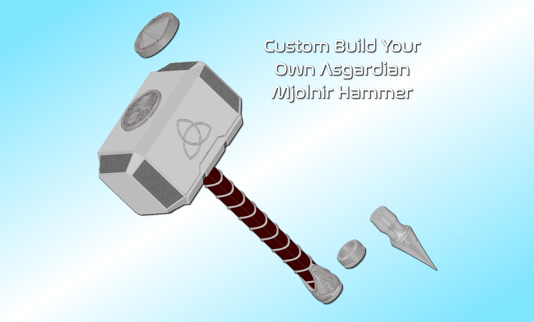 Custom Build YOUR Mjolnir Thor Hammer Thor Love and Thunder - Etsy UK