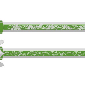 Digital Download Orym's Seedling Sword Prop | by CC3D - Etsy