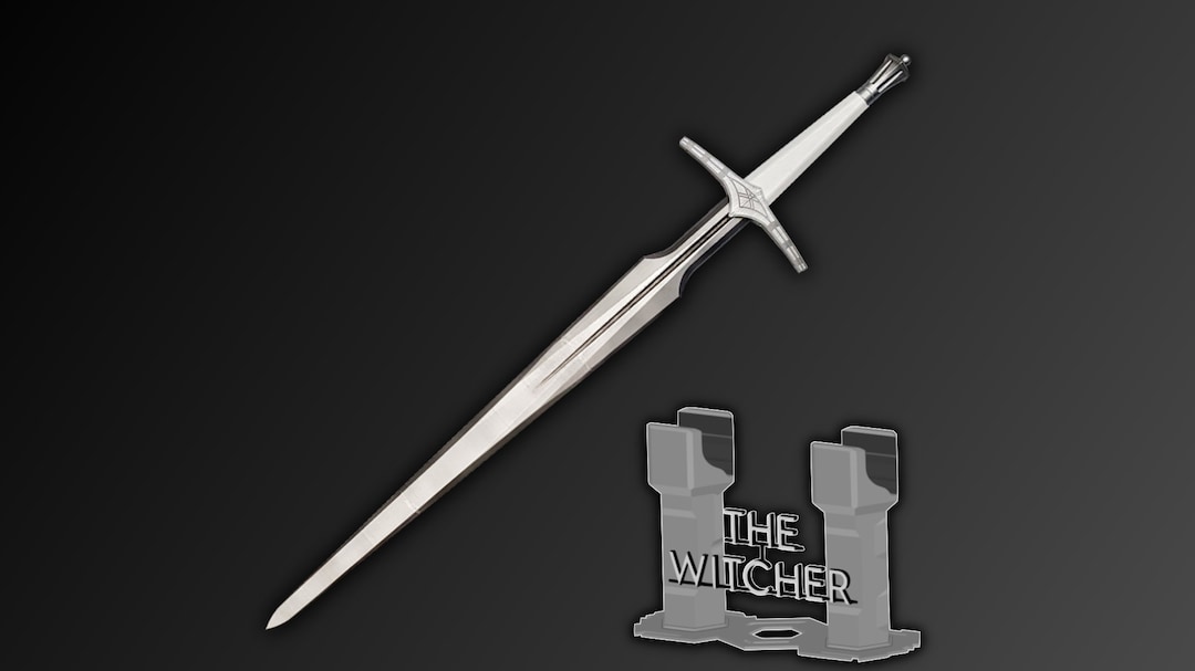 The Witcher Silver Sword | Netflix | Cosplay Prop. | by Collins Creations 3D - Etsy