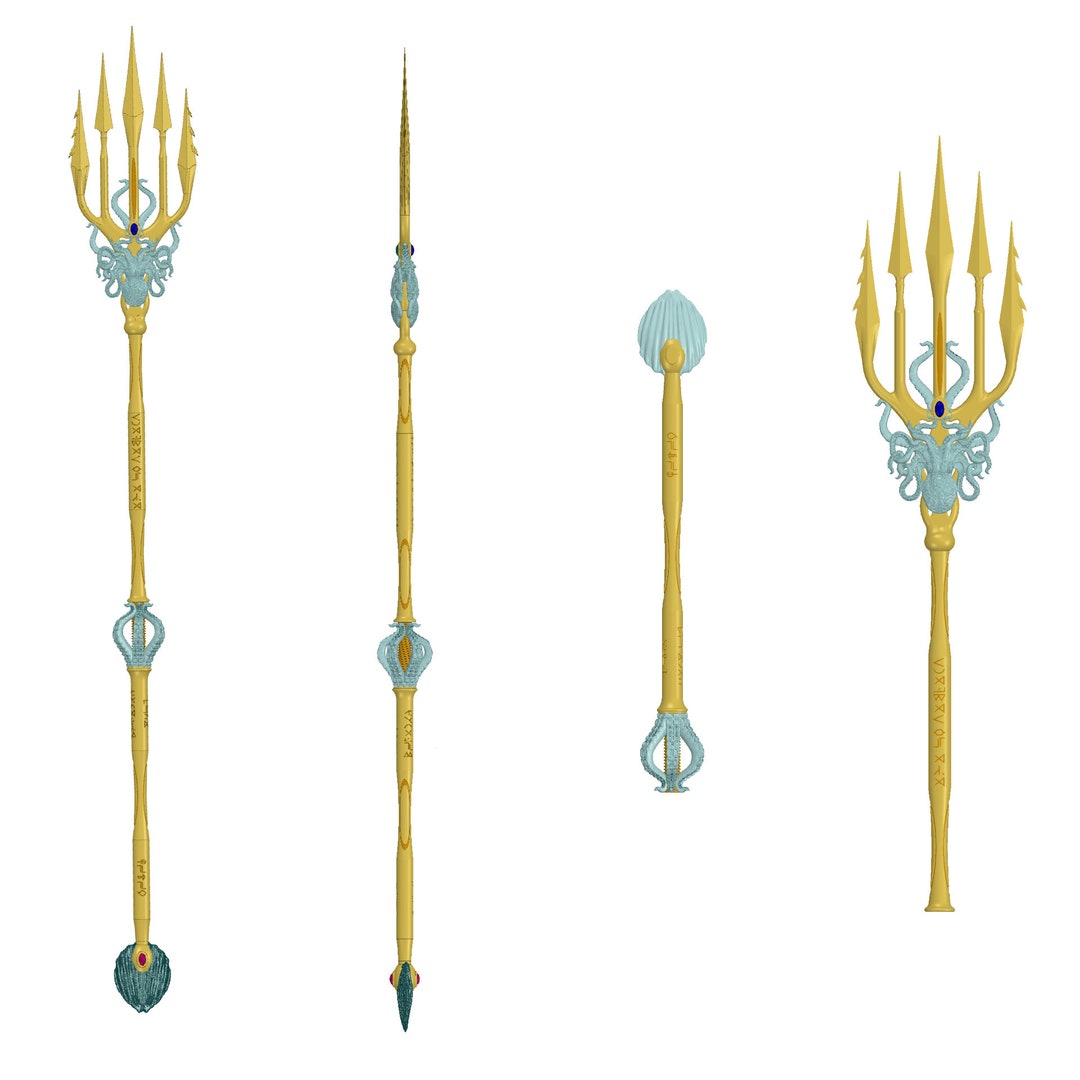 Elven Trident | Mythical Weapon Replicas | Elven, Dwarven, Human Themed ...