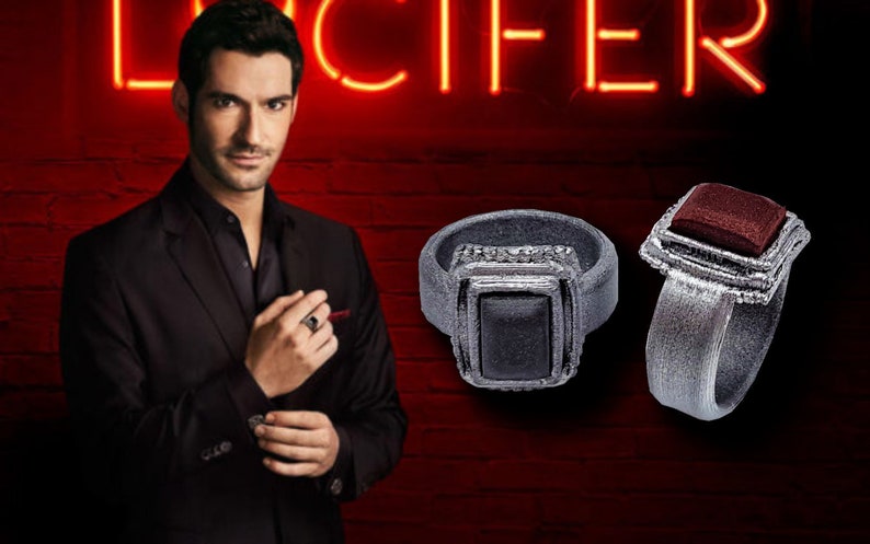 Lucifer Themed Ring Prop. & Wearable Netflix DC Comics | Etsy