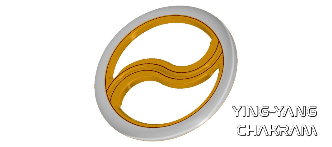 Xena Warrior Princess Chakrams | Dark, Light and Ying-yang Versions ...