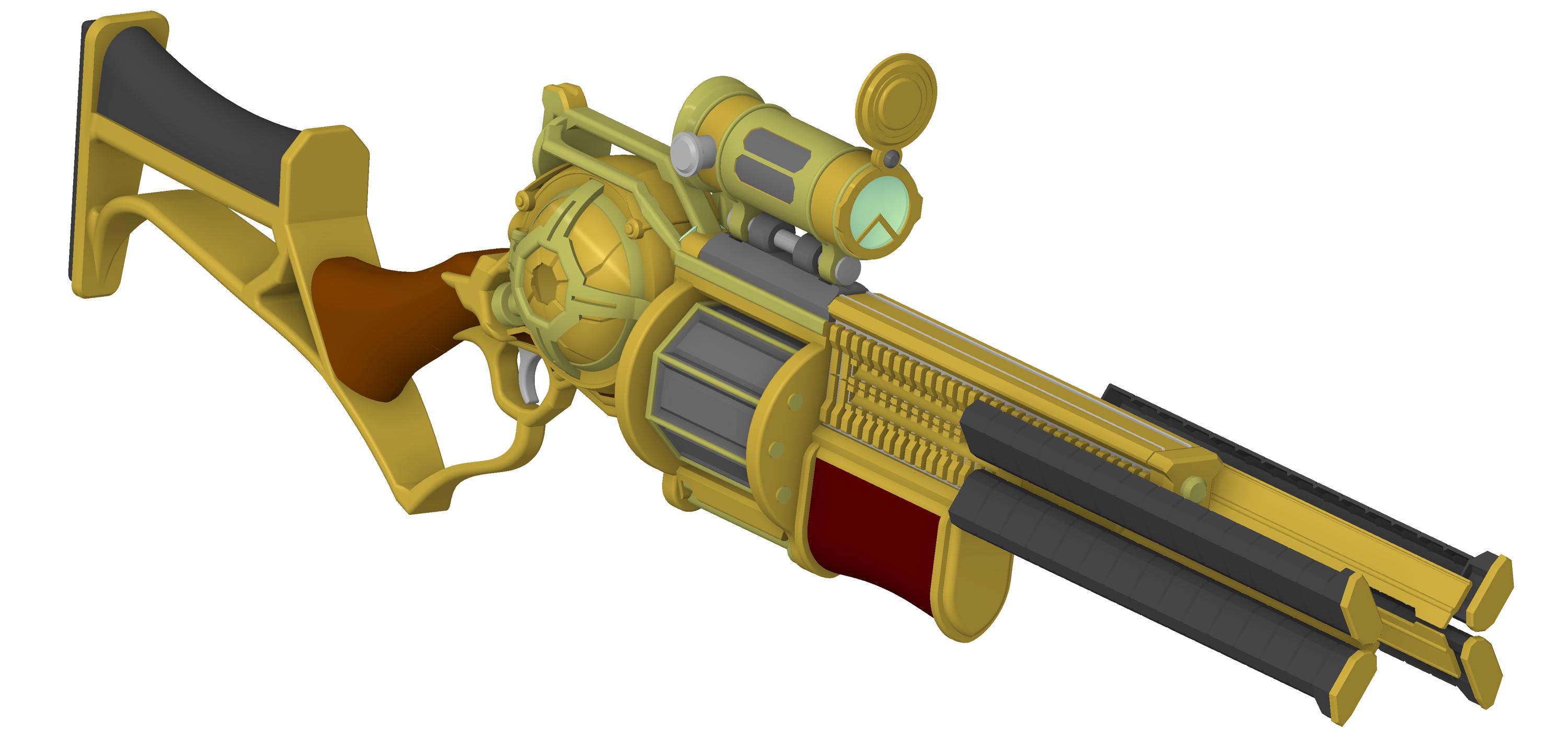 Caitlyn Hextech Season 2 Cosplay Prop | Plastic Non-functional Display ...