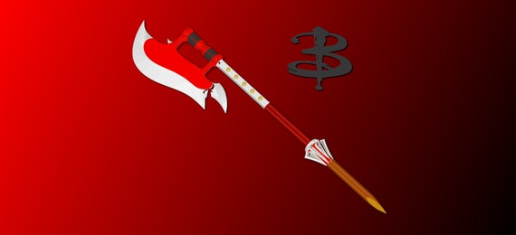 Buffy the Vampire Slayer Scythe / Axe Thematic Wall Mount or | Etsy