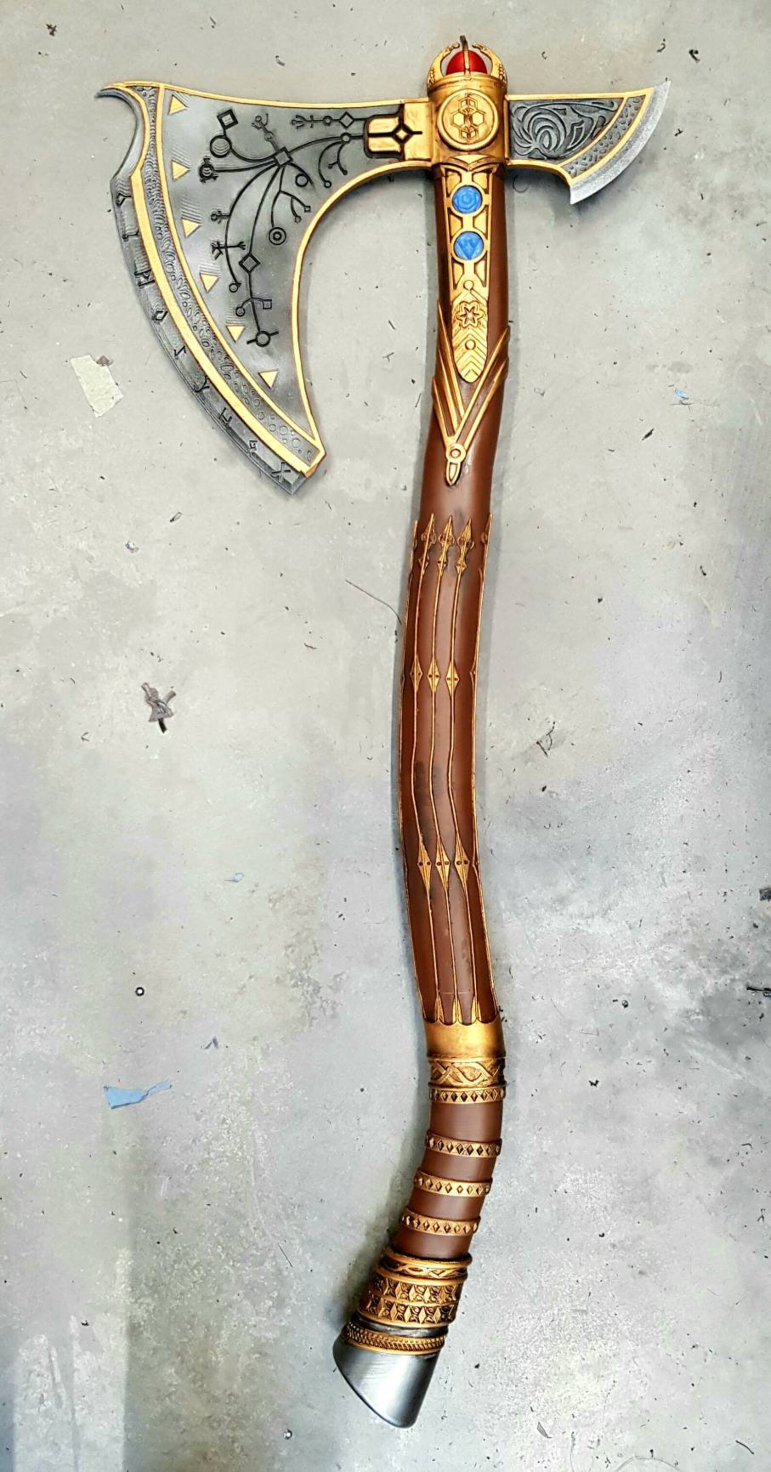 Leviathan Axe With Optional Pommels and Display Options God - Etsy