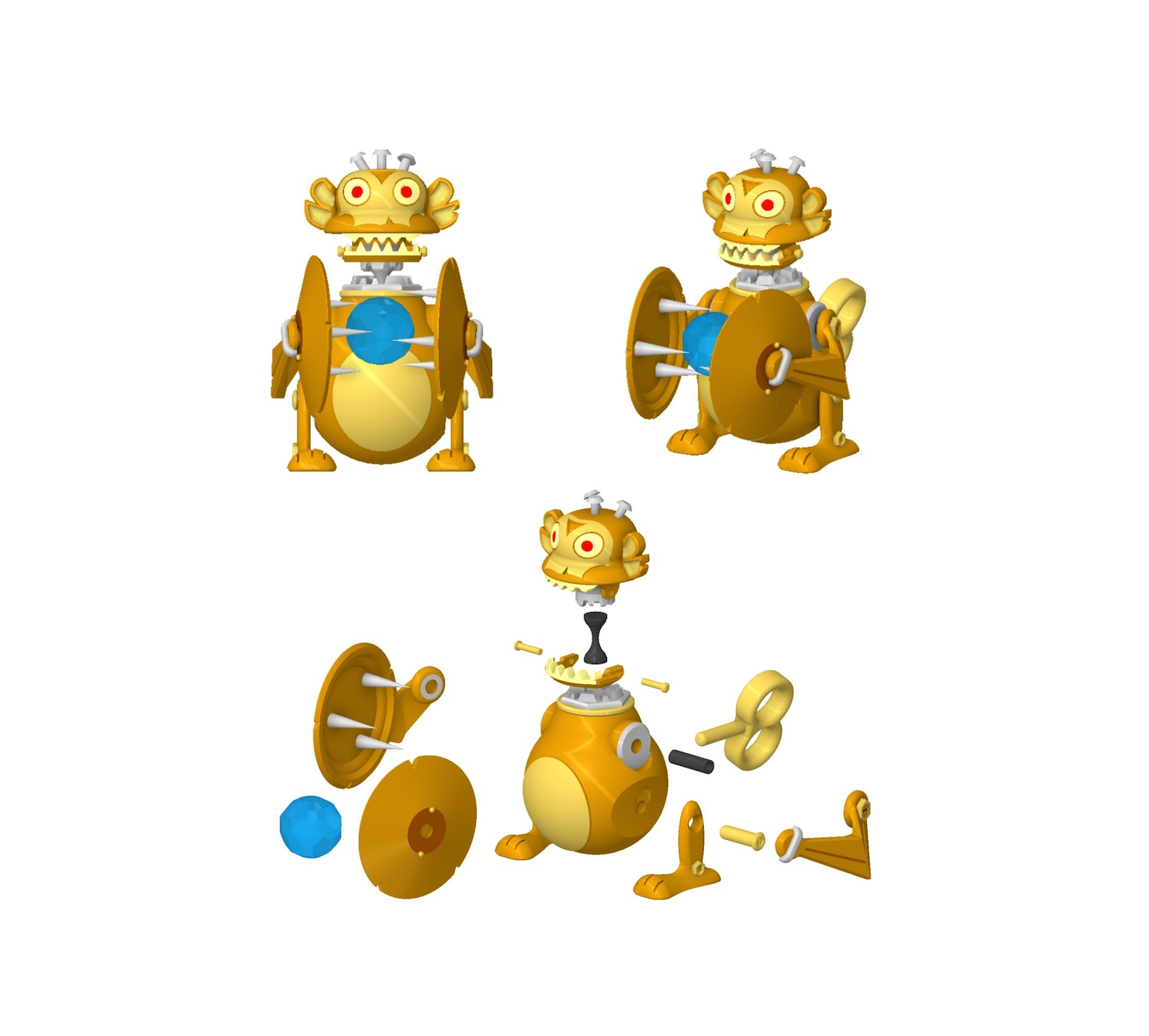 Monkey Bomb Prop Cosplay Accessory by Collins Creations 3D - Etsy