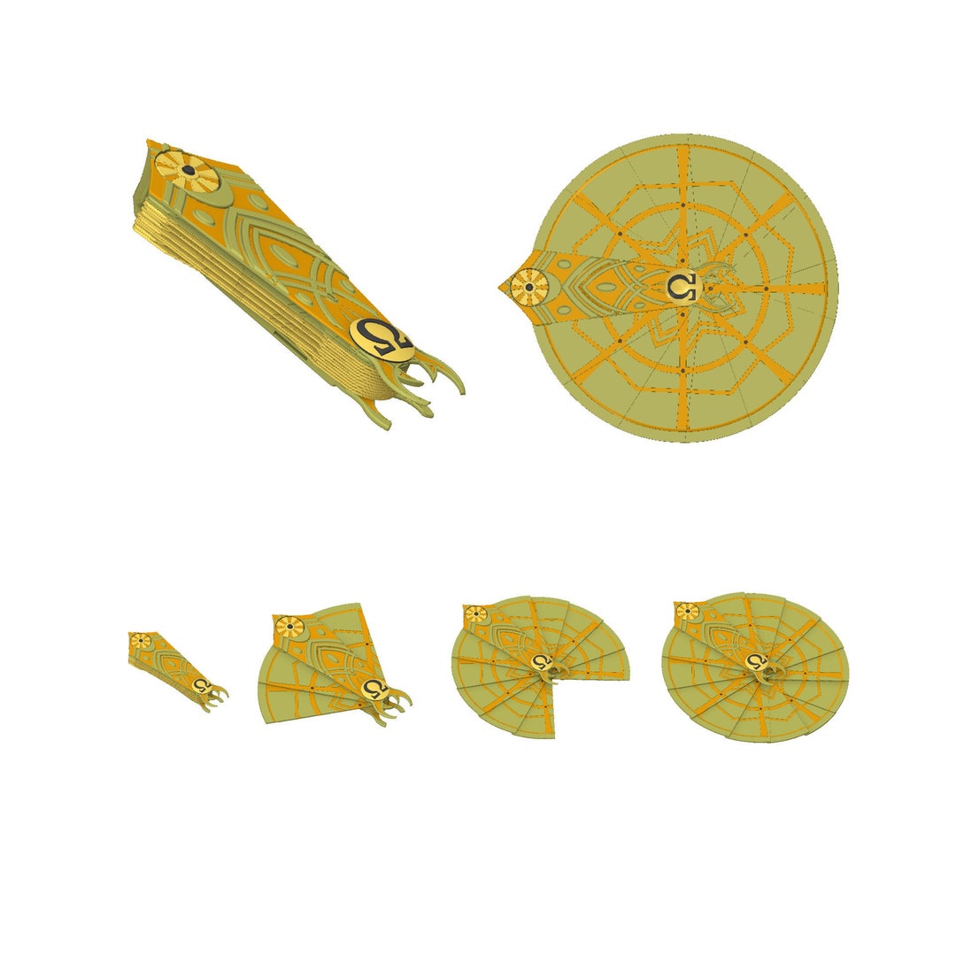 God of War Guardian Shield / Vambrace | Unique Collapsible/deployment ...