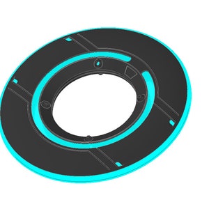 Digital Download Tron Legacy Identity Disc / Tron Light Disk | Thematic ...