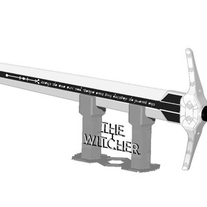 The Witcher Updated Steel Sword With Renfri's Brooch | Etsy