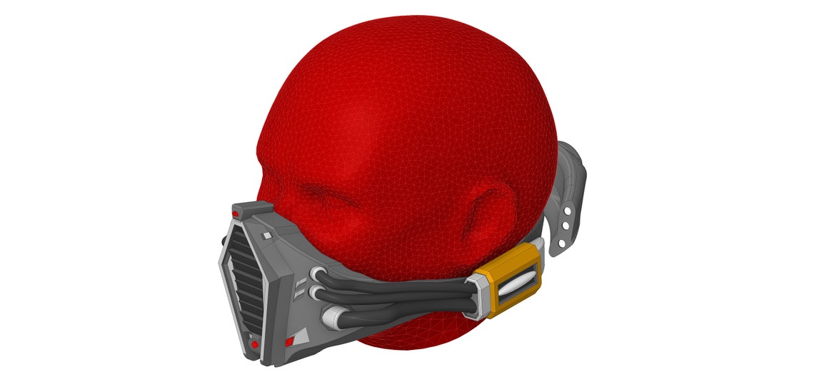 Darth Malgus Sith Face Mask | Includes Unique Fastening Design | by ...