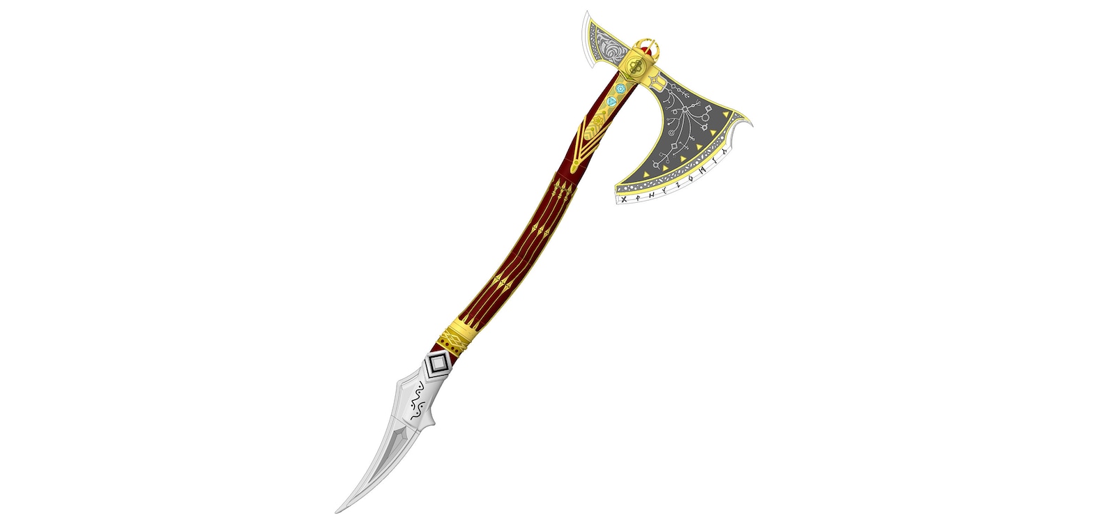 Leviathan Axe With Optional Pommels and Display Options | God of War ...