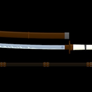 Mizu Cosplay Prop. | Scabbard Option | Blue Eyed Samurai Cosplay ...