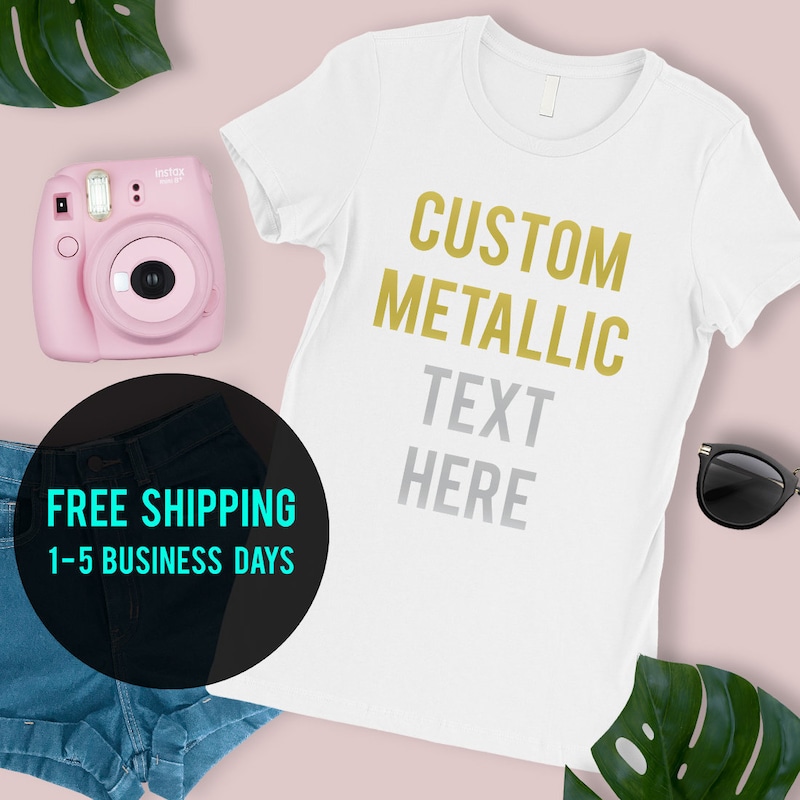Gold Foil Shirt - Etsy