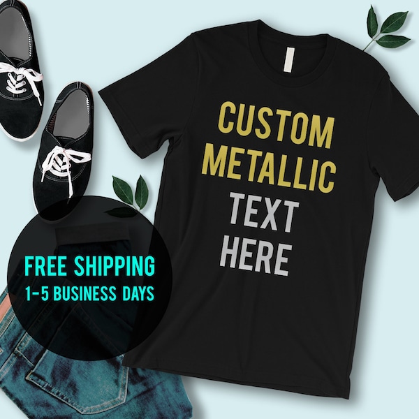 Gold Foil Shirt - Etsy