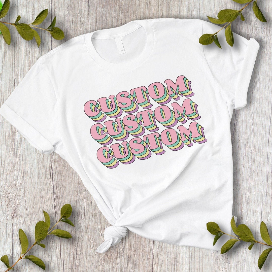 W O M E N S | Custom Retro Shirt, Personalized Tee, 70s 80s Retro Shirt ...