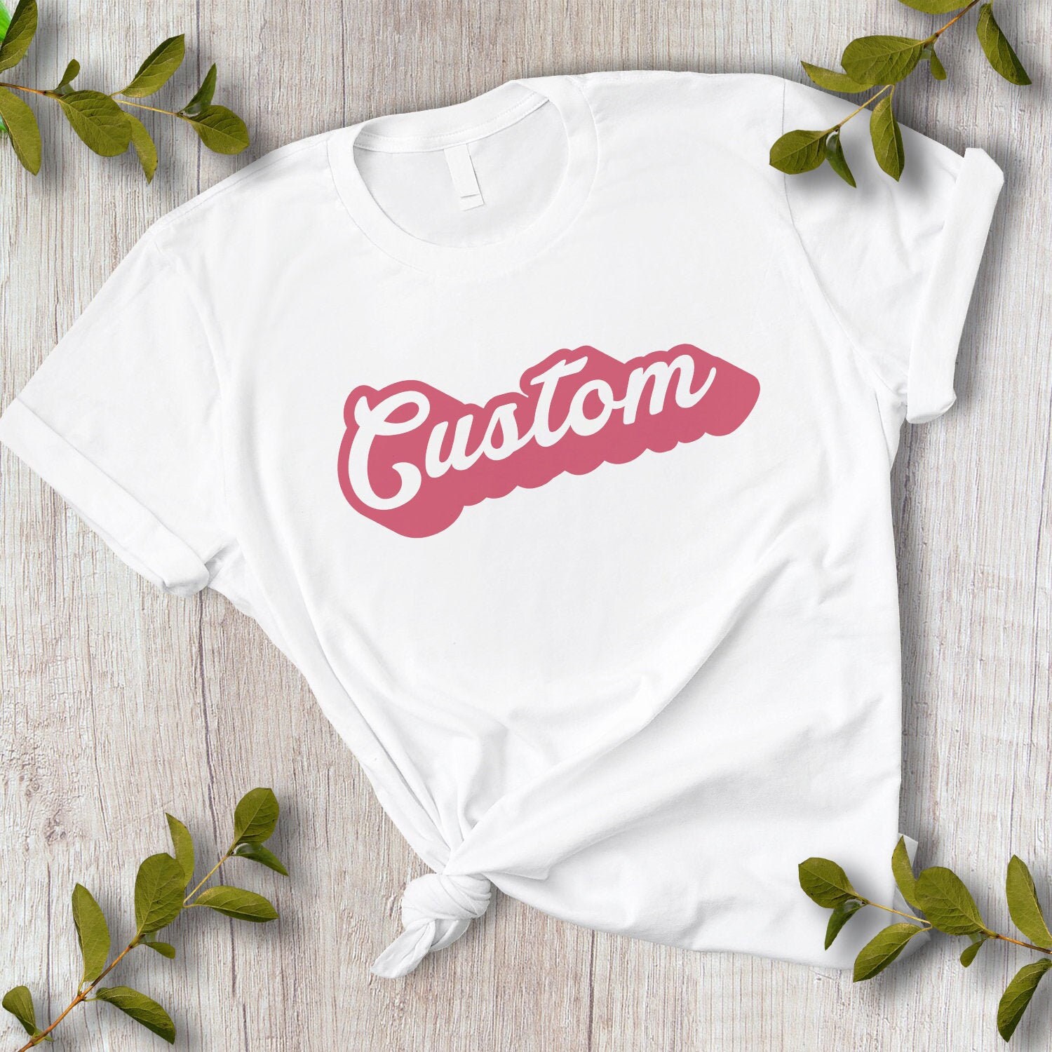 W O M E N S Custom Retro Shirt Personalized Vintage Shirt - Etsy
