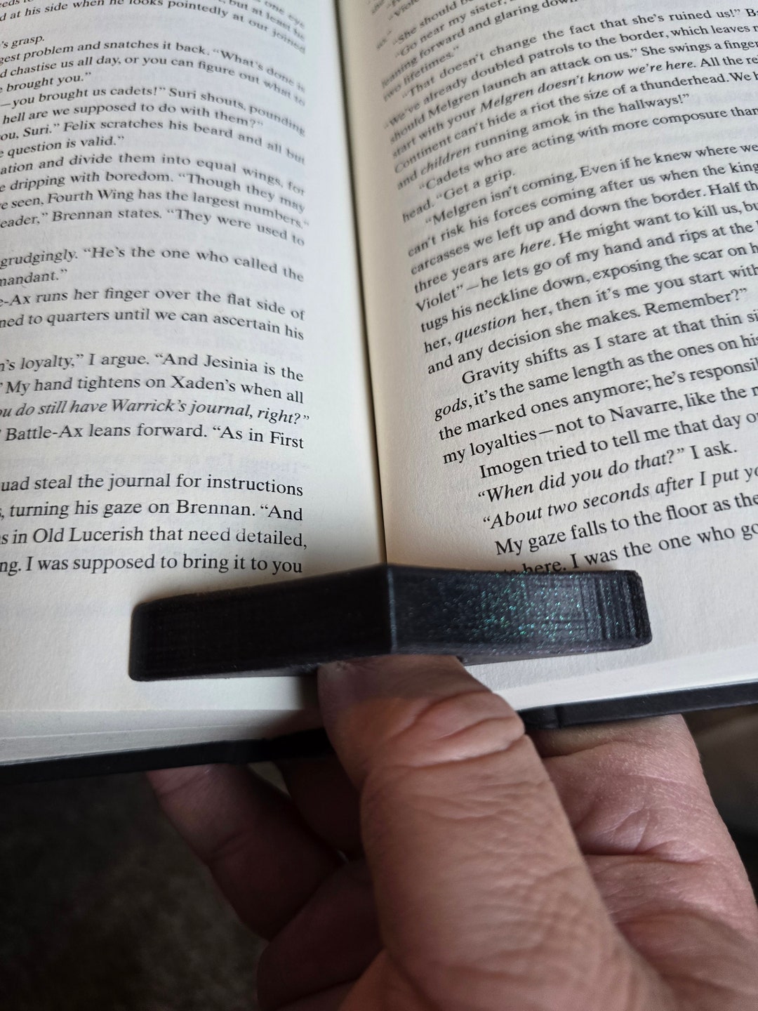 3D Printed Book Page Holder - Etsy