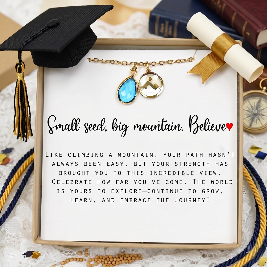 Graduation Gift for Her Sister Niece Daughter Friend Necklace for Woman ...