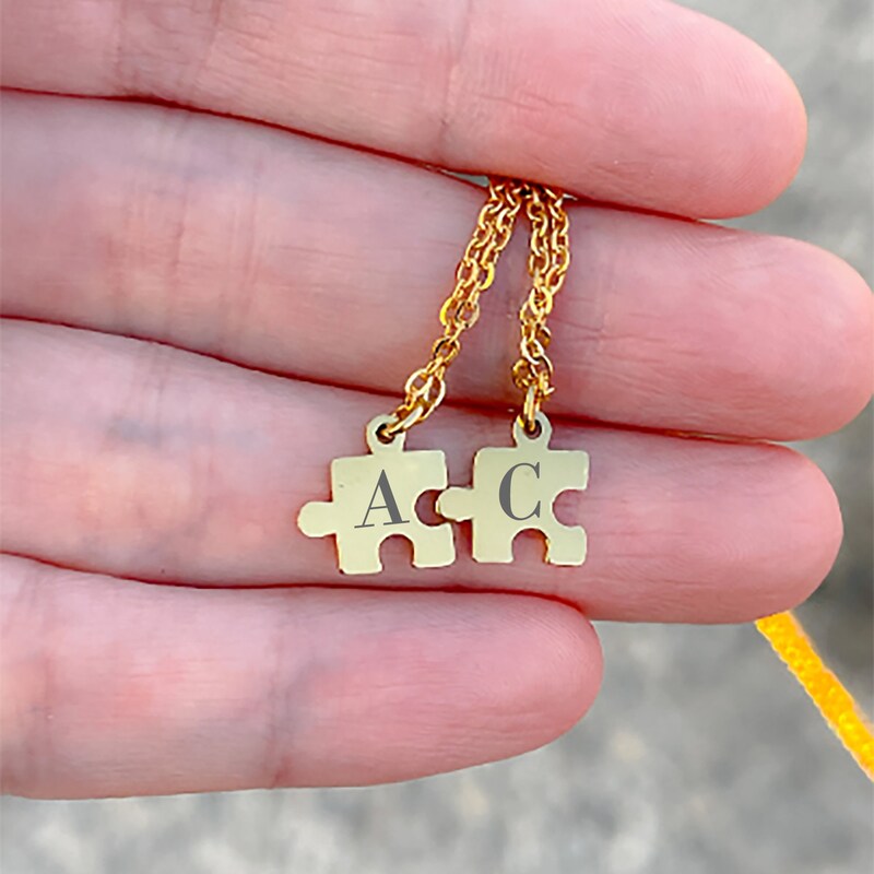 Puzzle Necklace - Etsy