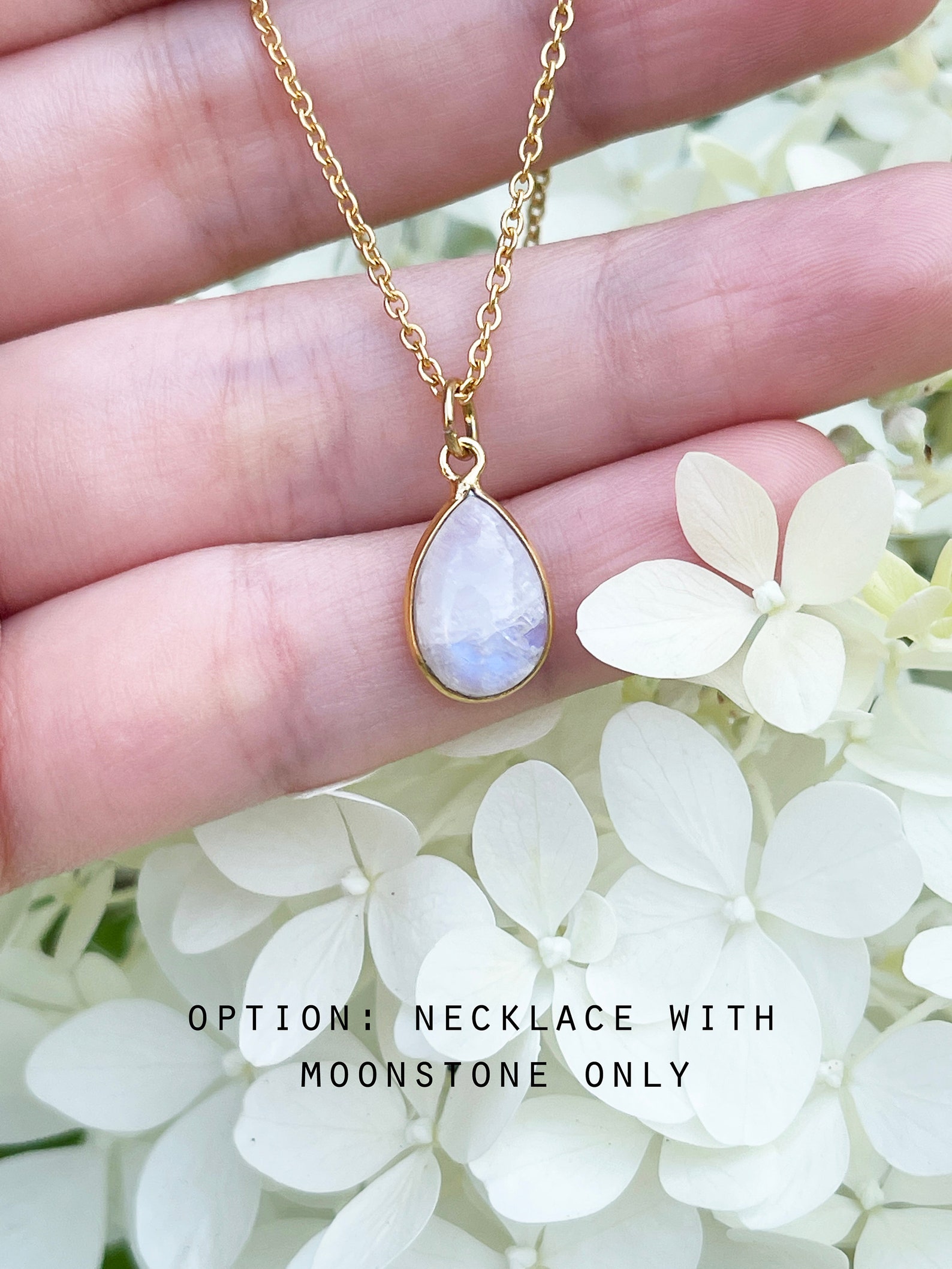 Fresh Start Gift Genuine Moonstone Necklace Divorce Gift for Her New ...