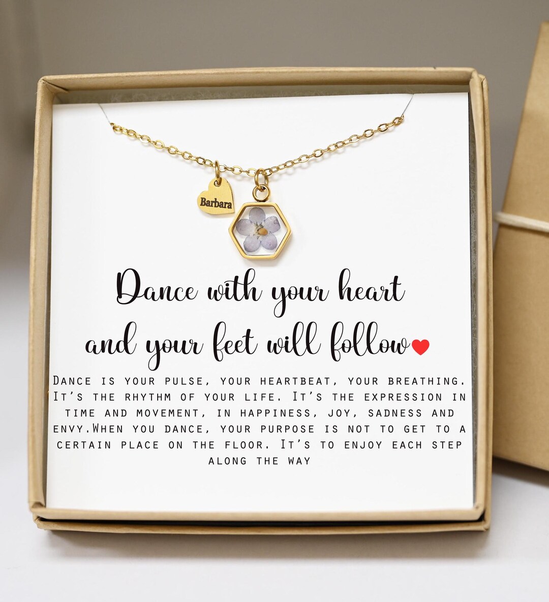 Personalized Dance Gifts,ballet Necklace,dance Recital Gifts ...