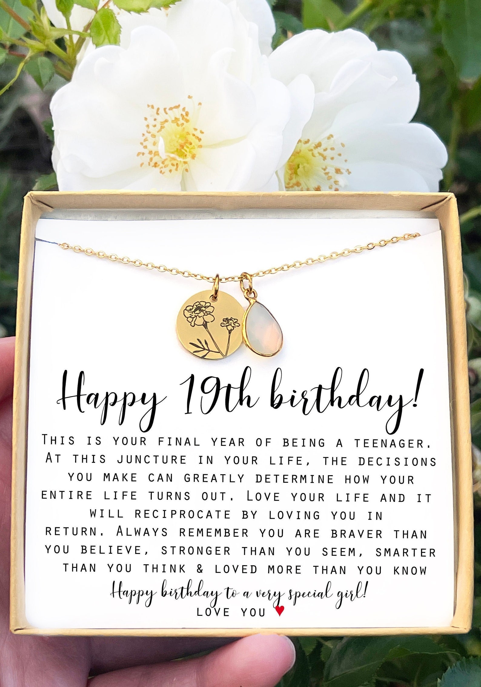 19th Birthday Gifts for Girls Gift for 19 Year Old Girl Gift for Her ...