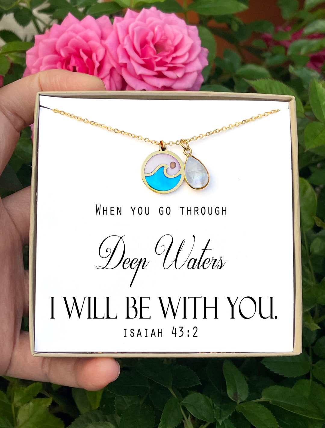 When You Go Through Deep WATERS I Will Be With You Isaiah 43:2 Mustard ...