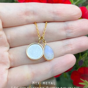 Fresh Start Gift Genuine Moonstone Necklace Divorce Gift for Her New ...