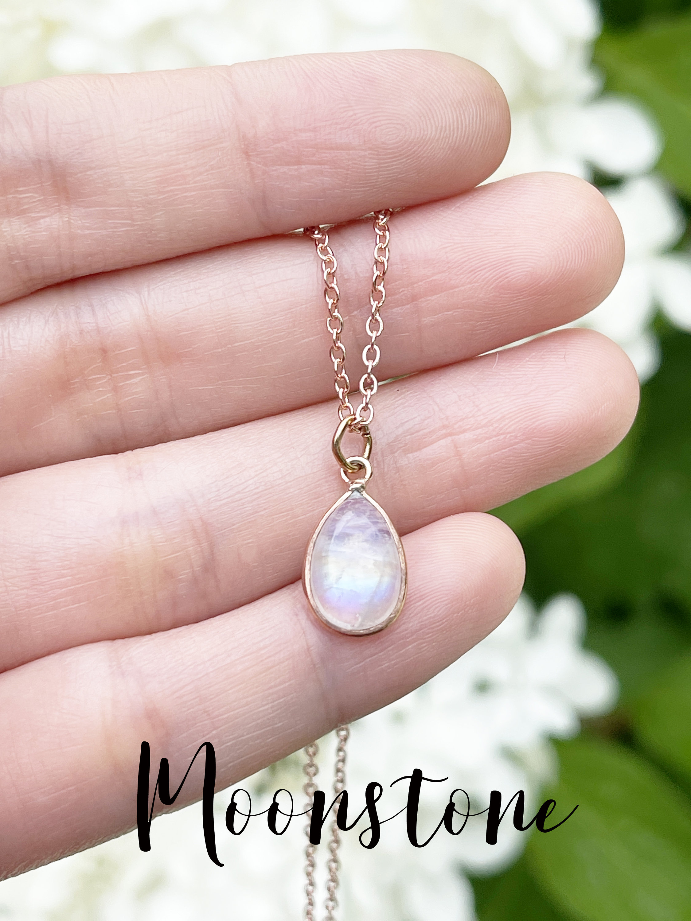 Fresh Start Gift Genuine Moonstone Necklace Divorce Gift for Her New ...